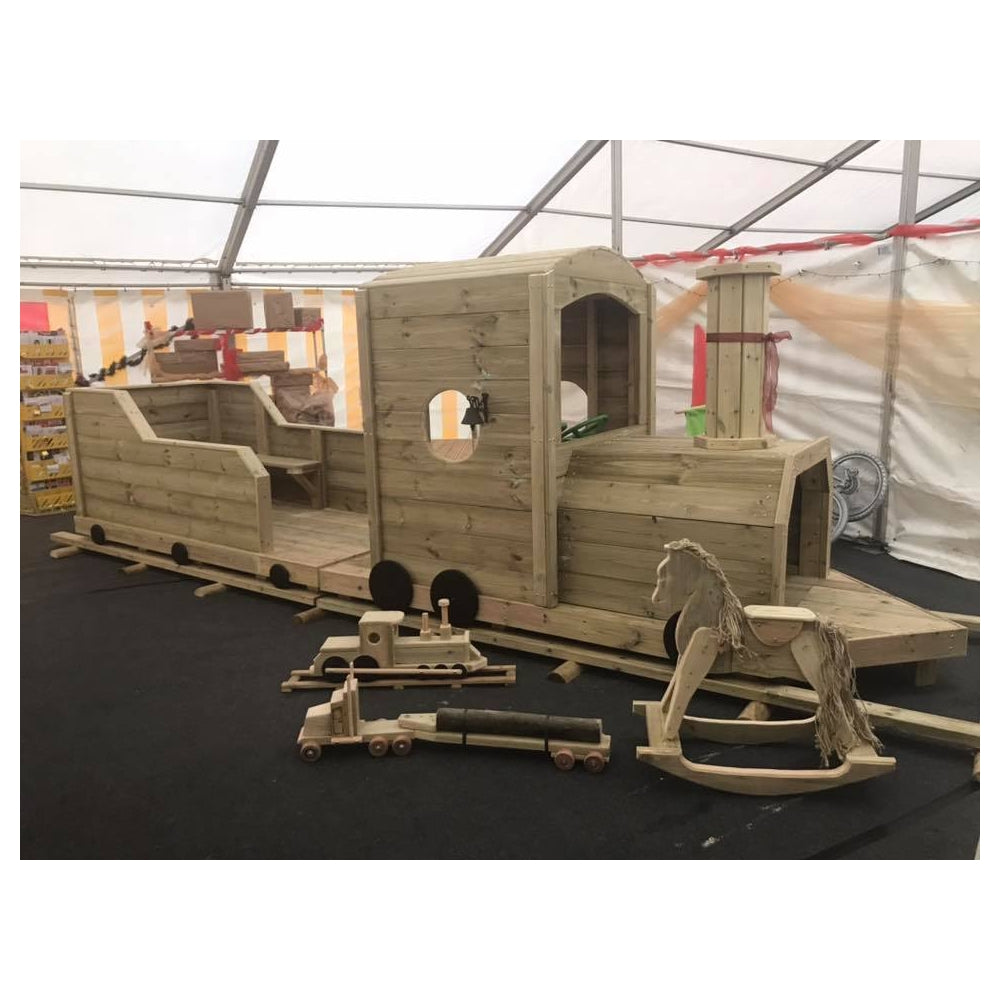 Steam Locomotive and One Carriage – Landscapes for Learning